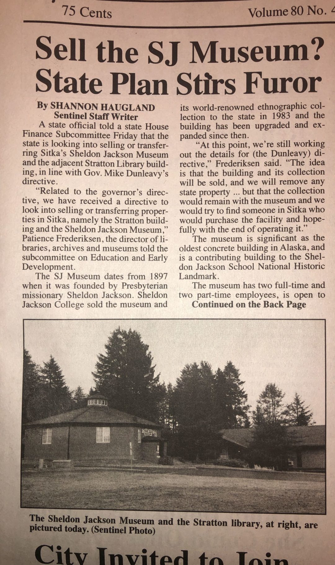 State Proposes to SELL Sheldon Jackson Museum and Collection – Friends ...