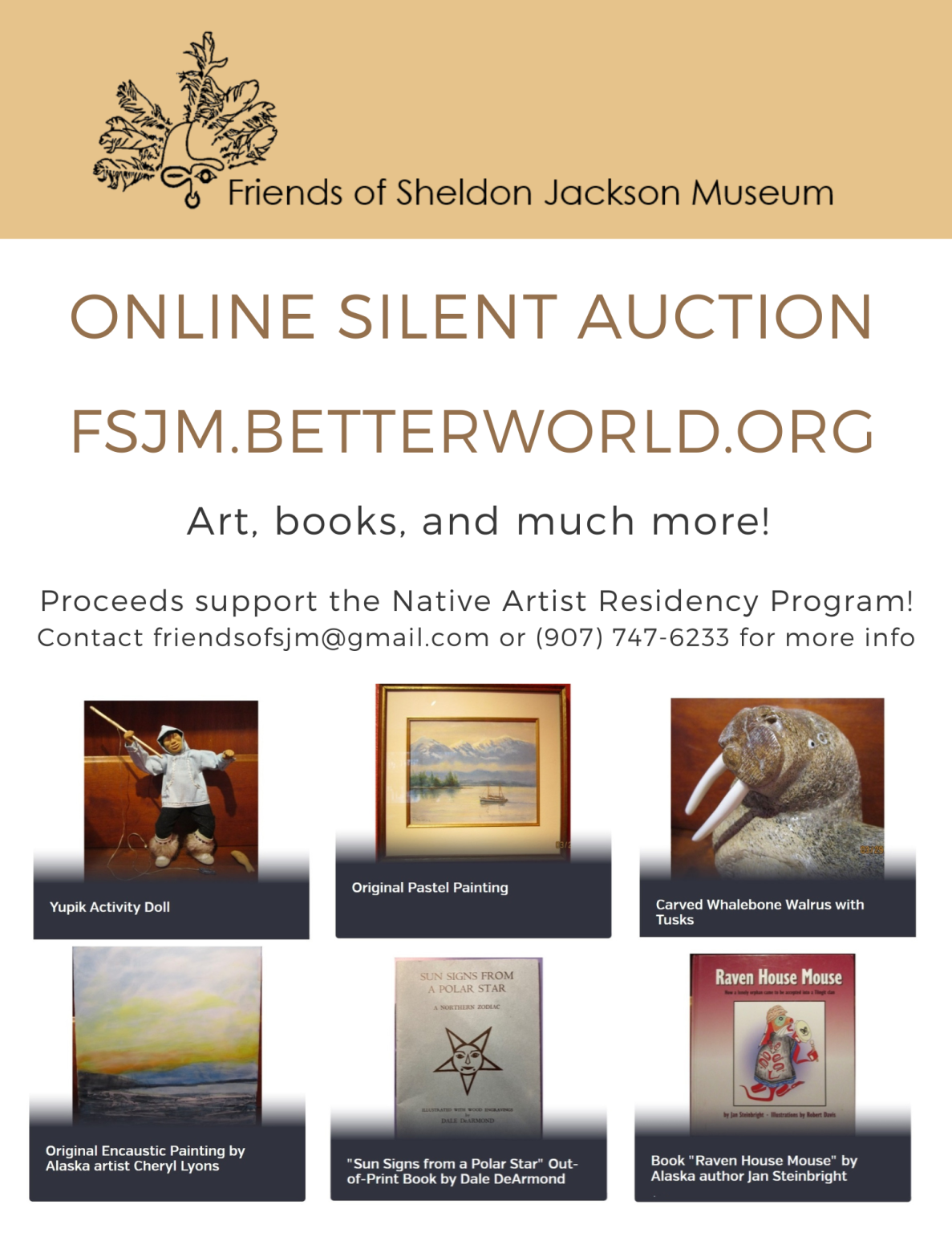 Friends’ 2024 Silent Auction – Friends of Sheldon Jackson Museum